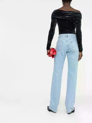 Attico High-rise Straight-leg Jeans