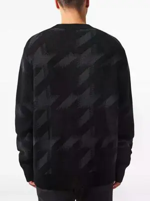 Perfect Moment Houndstooth Merino Wool Sweater