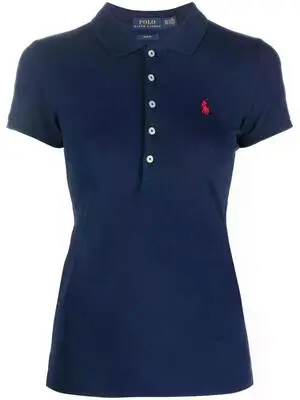 Polo Ralph Lauren Slim Fit Short Sleeve Polo Shirt - Blue