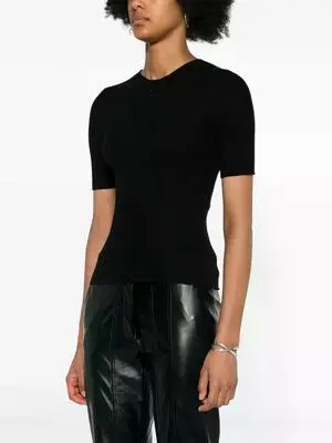 COURREGES Solar Ribbed Knit Sweater