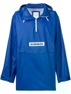 NAPA BY MARTINE ROSE Logo Rain Jacket - Blue
