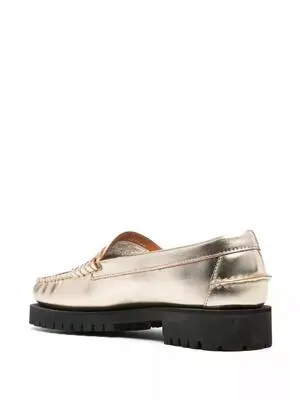 SEBAGO Dan 20mm Metallic Leather Loafers