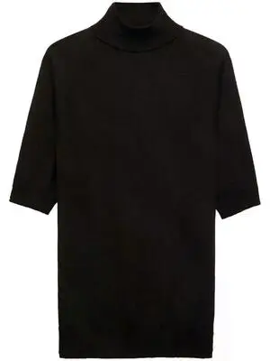 Prada Knitted Roll-neck Cashmere Top