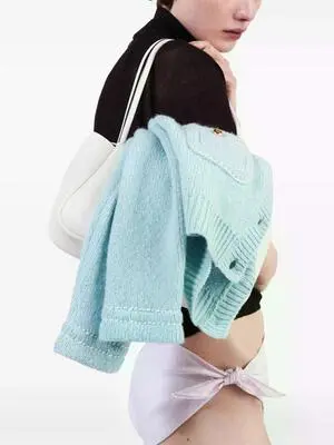 Prada Knitted Roll-neck Cashmere Top