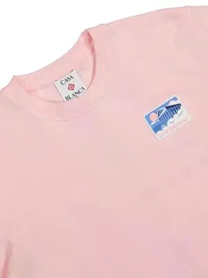 Casablanca Greek Temple-appliqué Sweatshirt