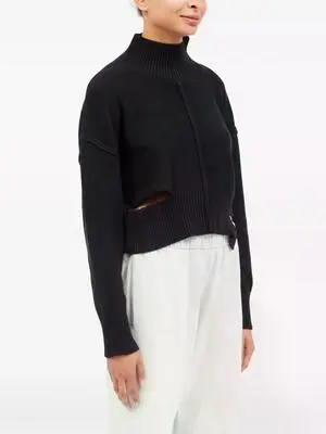 MAISON MARGIELA High-neck Cut-out Jumper