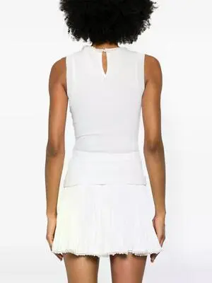 NISSA Faux-pearl Tank Top