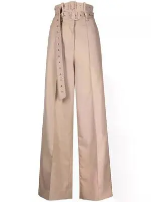 Rokh Belted Wide-leg Trousers