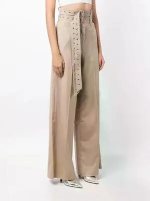 Rokh Belted Wide-leg Trousers