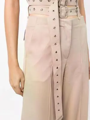 Rokh Belted Wide-leg Trousers