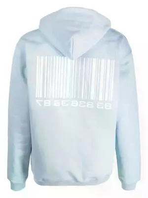 VTMNTS Big Barcode Cotton-blend Hoodie