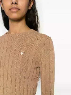 Polo Ralph Lauren Polo-pony Motif Cotton Jumper - Brown