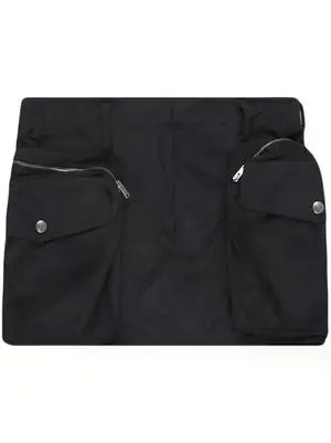 Stella McCartney Utilitarian Cargo-pocket Miniskirt - Black