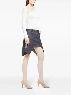 COURREGES Asymmetric Mini Skirt