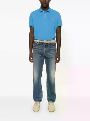 Polo Ralph Lauren Embroidered Polo Shirt - Blue