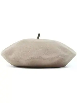 Brunello Cucinelli Wool Beret - Neutrals
