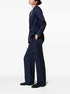 TWINSET T-jacquard Palazzo Pants