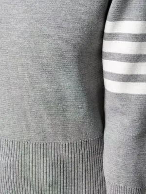 Thom Browne 4-bar Milano Stitch Jumper - Grey