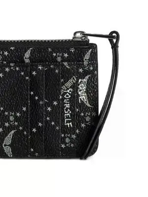 Zadig&Voltaire Zv Monogram Card Holder - Black