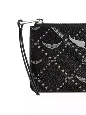 Zadig&Voltaire Zv Monogram Card Holder - Black