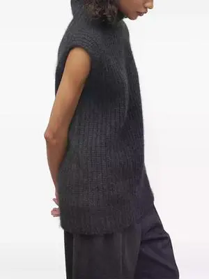 THE ROW Ilena Knitted Vest - Grey