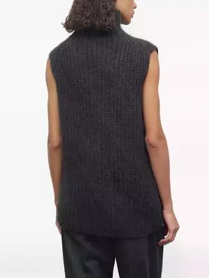 THE ROW Ilena Knitted Vest - Grey