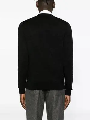 HACKETT Herringbone Jacquard Wool Jumper