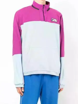 FILA Logo-patch Half-zip Sweater