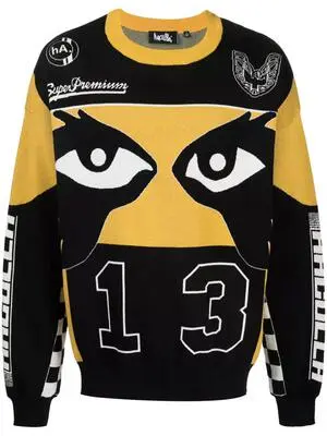 HACULLA. Intarsia-knit Jumper - Black