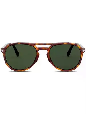 Persol Round-frame Sunglasses - Brown