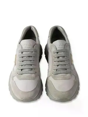 Prada Re-nylon And Suede Sneakers
