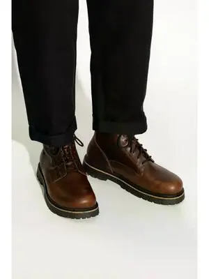 BIRKENSTOCK Highwood Leather Lace-up Boots