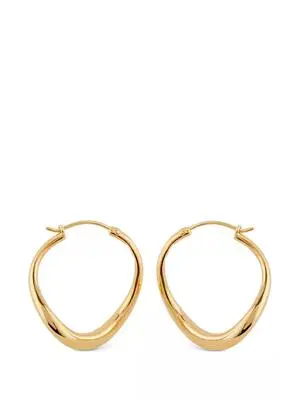 DINNY HALL Wave Hoop Earrings - Gold
