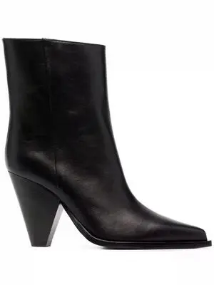 SCAROSSO Emily Leather 9mm Boots