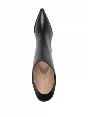 SCAROSSO Emily Leather 9mm Boots