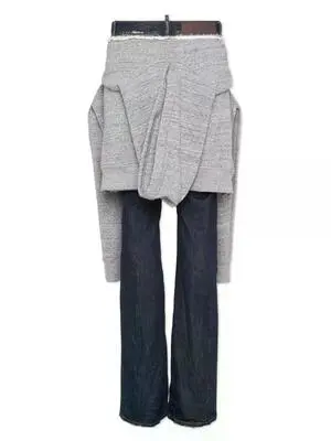 Dsquared2 Layered Cotton Denim Jeans