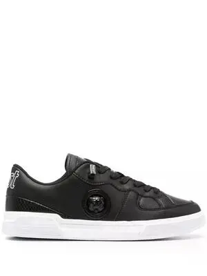 Just Cavalli Logo-patch Leather Sneakers