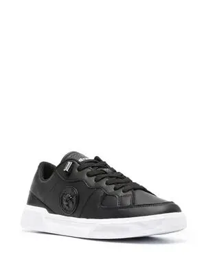 Just Cavalli Logo-patch Leather Sneakers