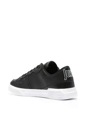 Just Cavalli Logo-patch Leather Sneakers