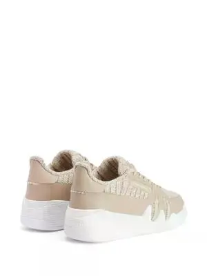 GIUSEPPE ZANOTTI Talon Lace-up Sneakers - Neutrals