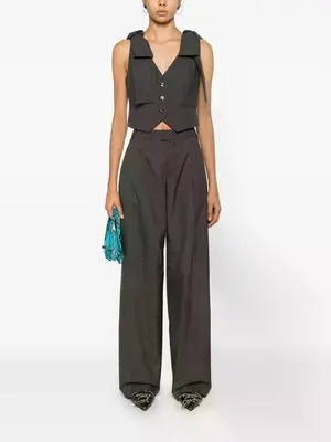 Blumarine Logo-plaque Trousers