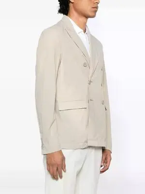 Herno Double-breasted Blazer - Neutrals