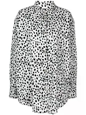 Moschino Dalmatian-print Shirt Jacket