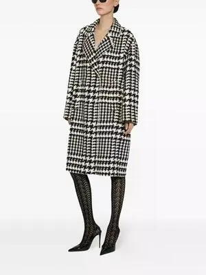 Dolce & Gabbana Houndstooth Pattern Coat