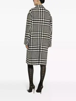 Dolce & Gabbana Houndstooth Pattern Coat
