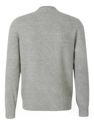 Fedeli Heather Mélange Effect Crew Neck Jumper