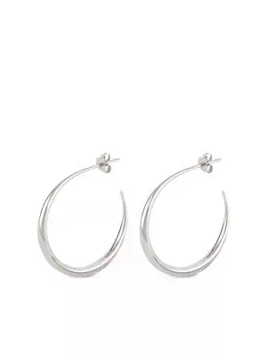 DINNY HALL Signature Hera Hoop Earrings - Silver
