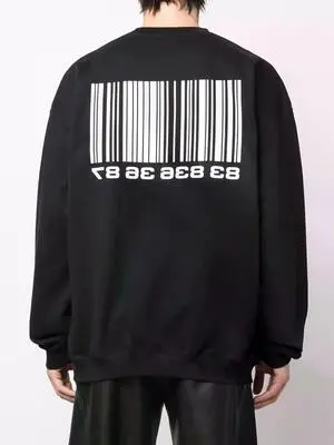 VTMNTS Bar-code Print Sweatshirt