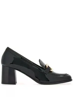 FERRAGAMO 60mm Gancini-buckle Patent Leather Pumps