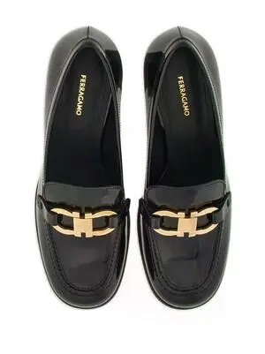 FERRAGAMO 60mm Gancini-buckle Patent Leather Pumps